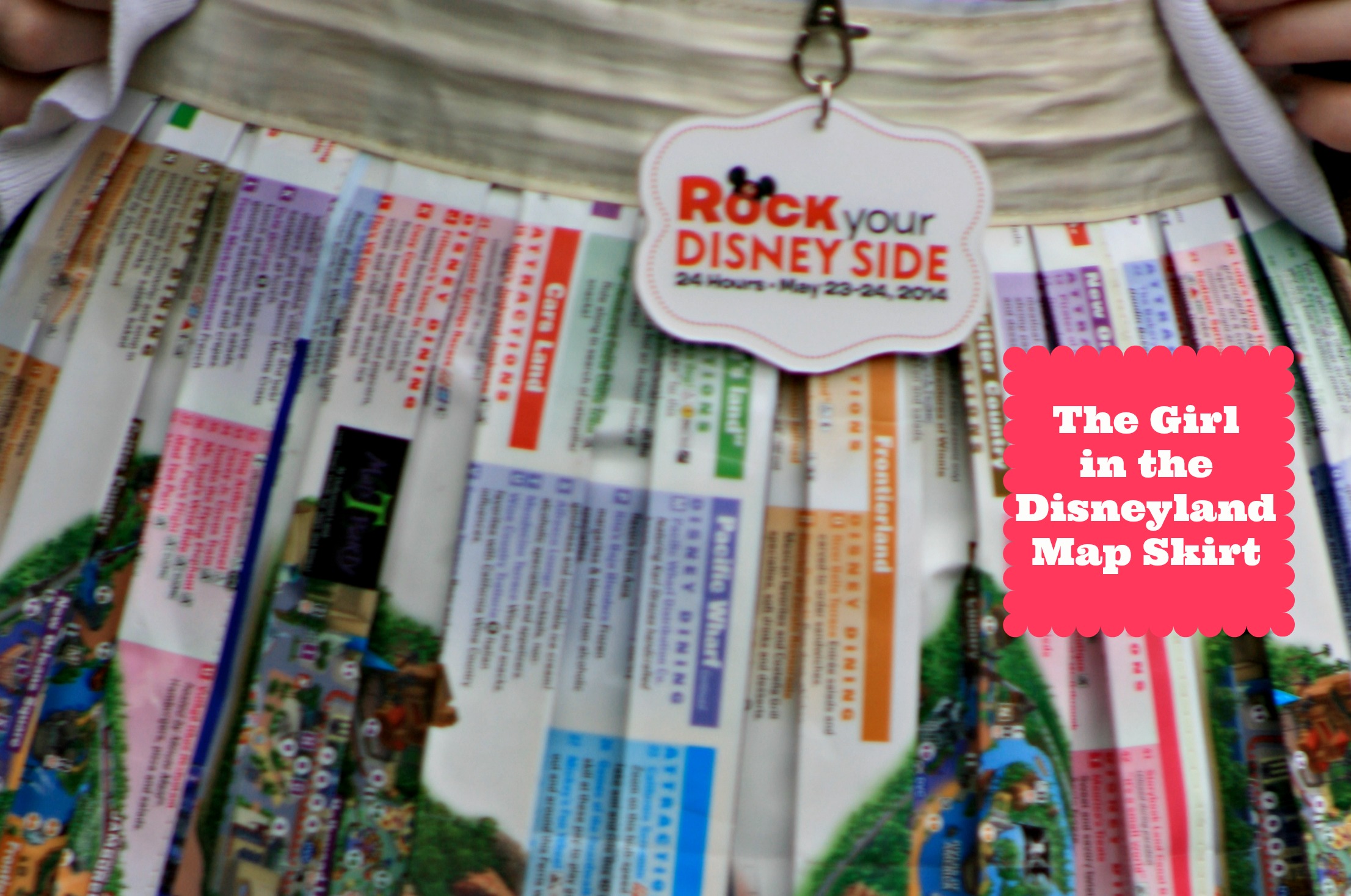 The Girl With the Disneyland Map Skirt at Disney's 24-Hour Event ...
