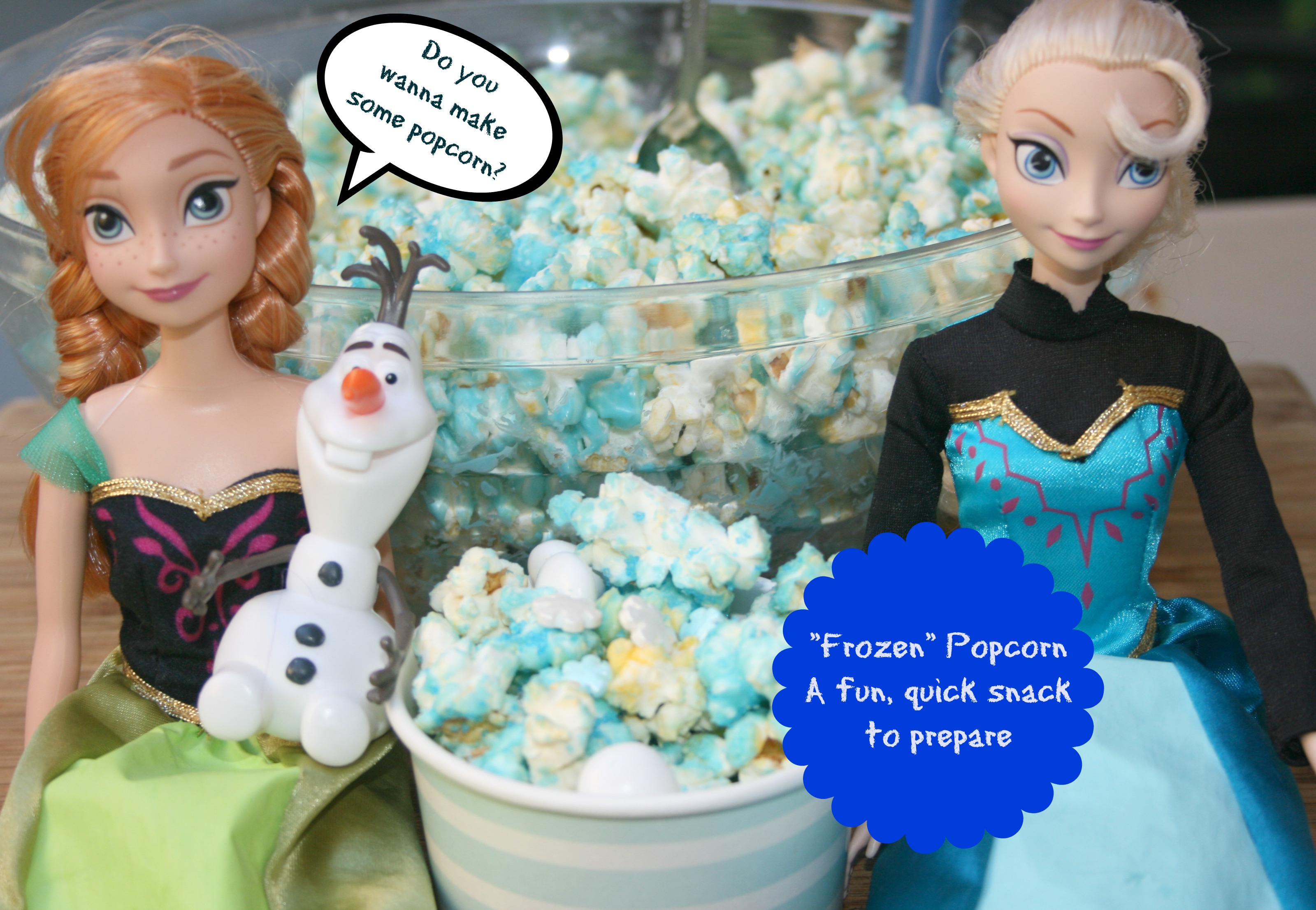 Disney's "Frozen" Popcorn Snack Recipe - Over The Top Mommy