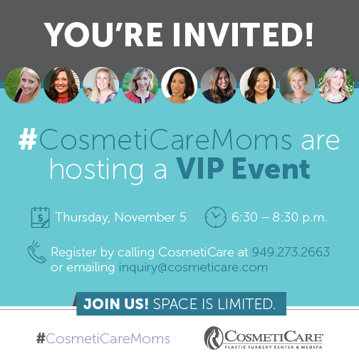 Join Me at the #CosmetiCareMoms VIP Party on 11/5 in Newport Beach Plus ...