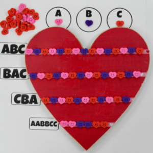 Valentine's Day Math Patterning + Free Printable Activity Sheets - Over ...